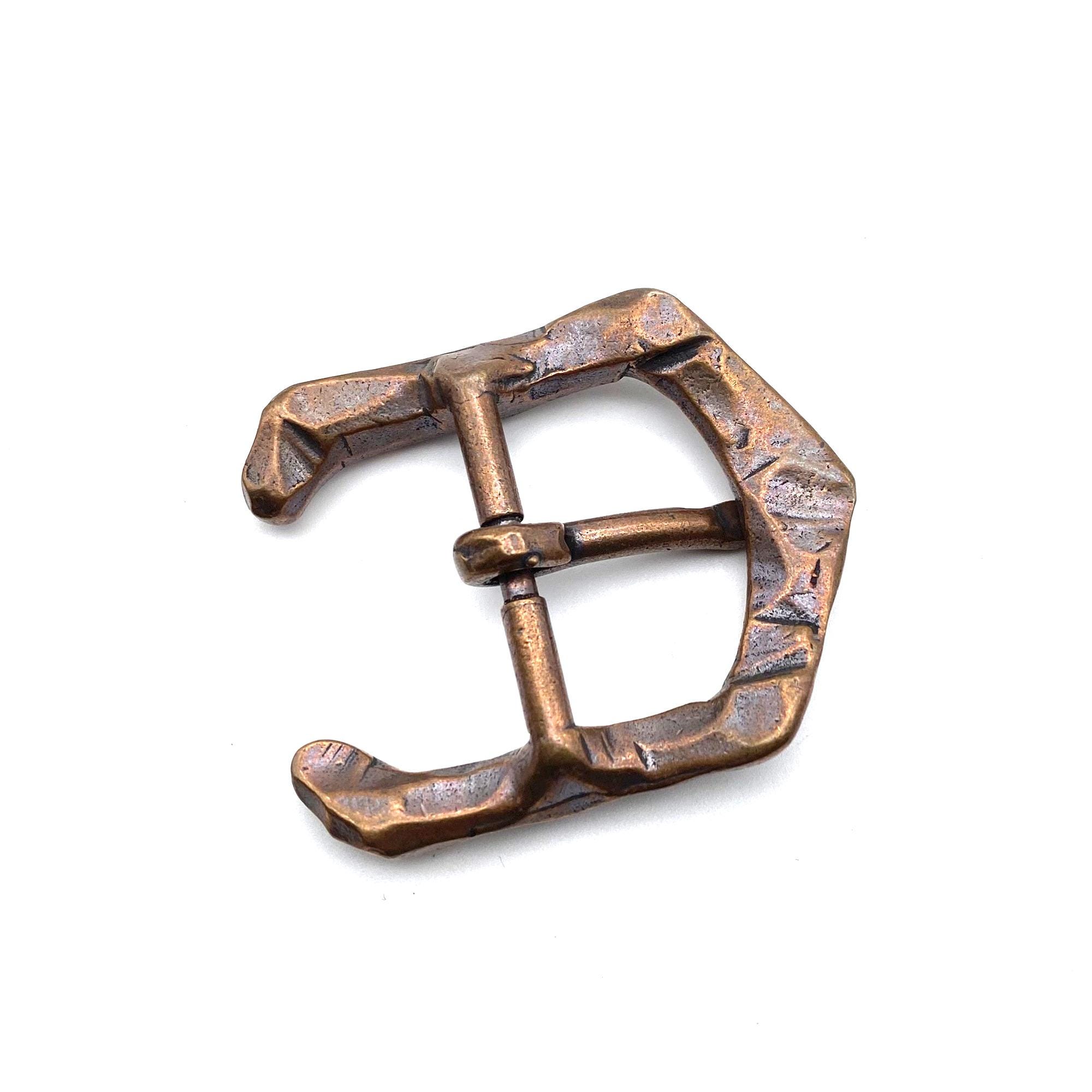 Retro Red Copper Buckle Solid Copper Buckle Leather Belt Fasten Buckles ...