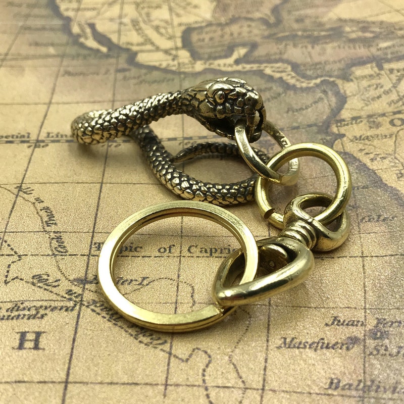 Snake Keychain - Etsy