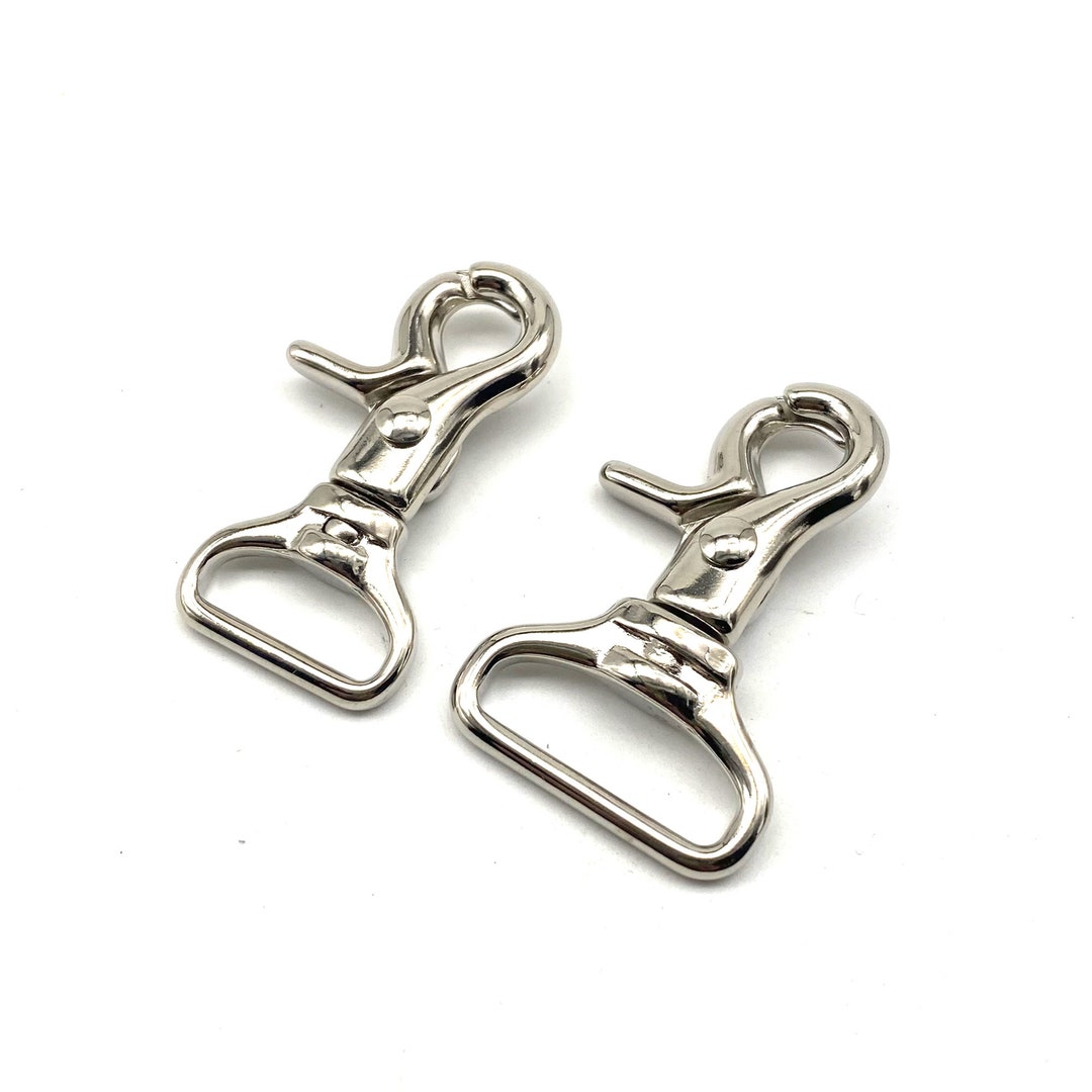 Silver Triangular Loop Brass Snap Hook Bag Snap Clasp Japan Style ...