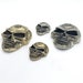 Skull Concho for Motorcycle Saddle Bag,large Brass Conchos Screw Back ...