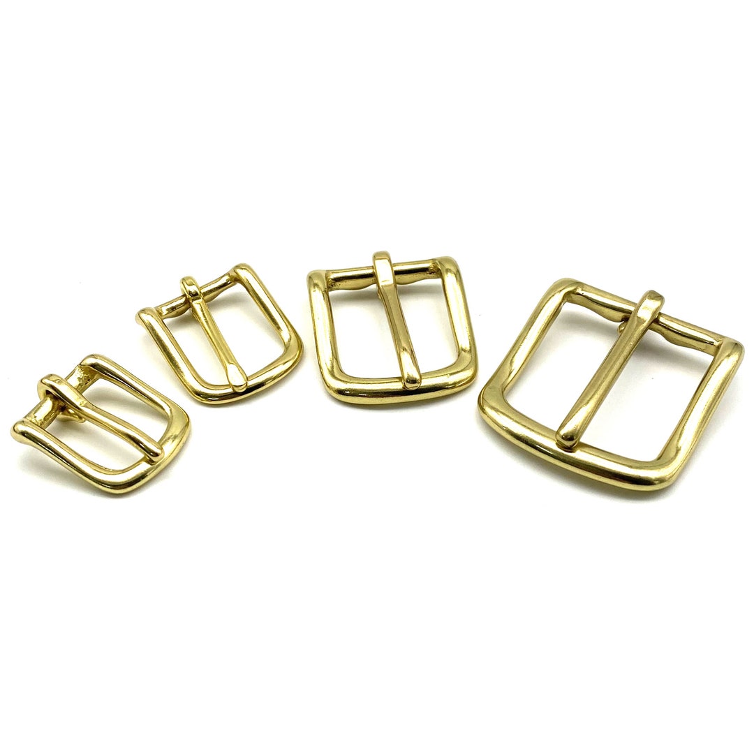 Brass Buckle Leather Strap Fastener Buckle Leather Bag Fasten Buckle ...