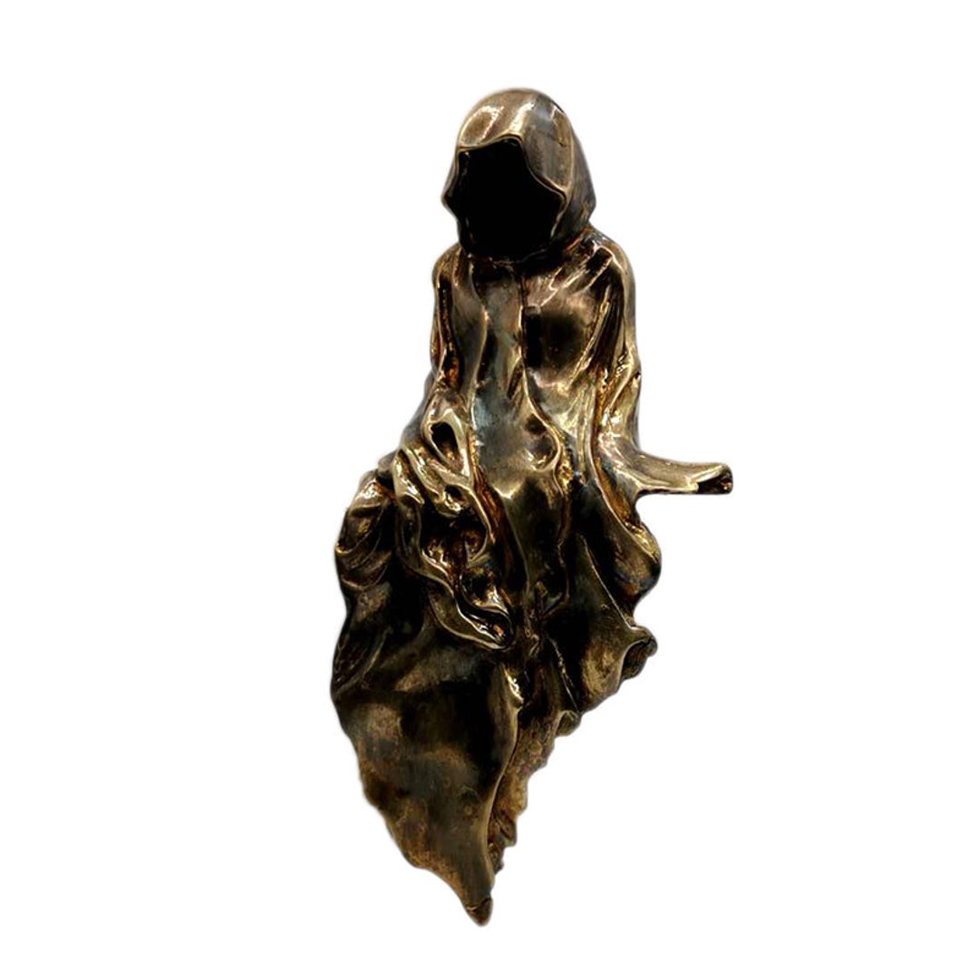 Brass Wizard Statue,nordic Style Wizard Figurine,guardians of Time ...