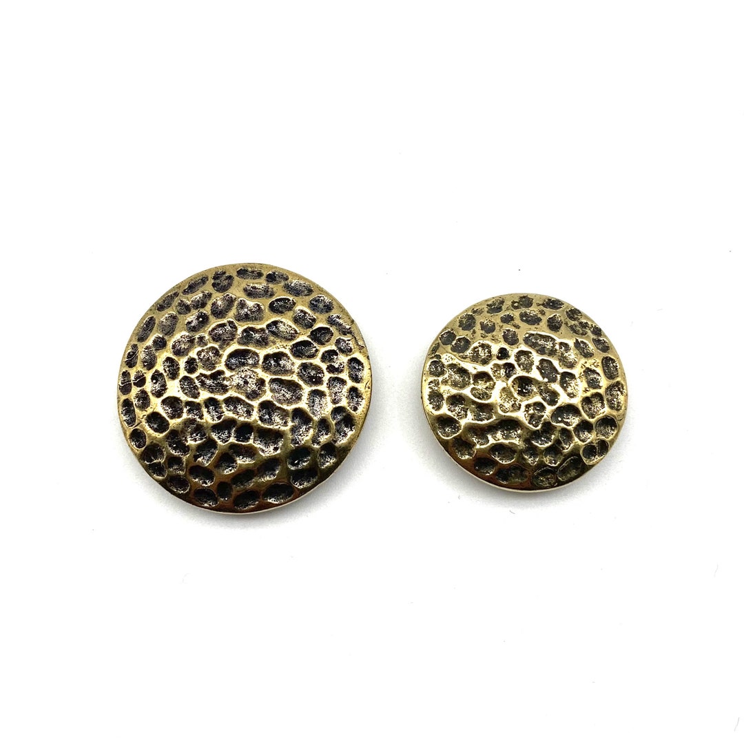 Retro Brass Concho Button Rivets,hammered Concho,bag Decor Concho - Etsy