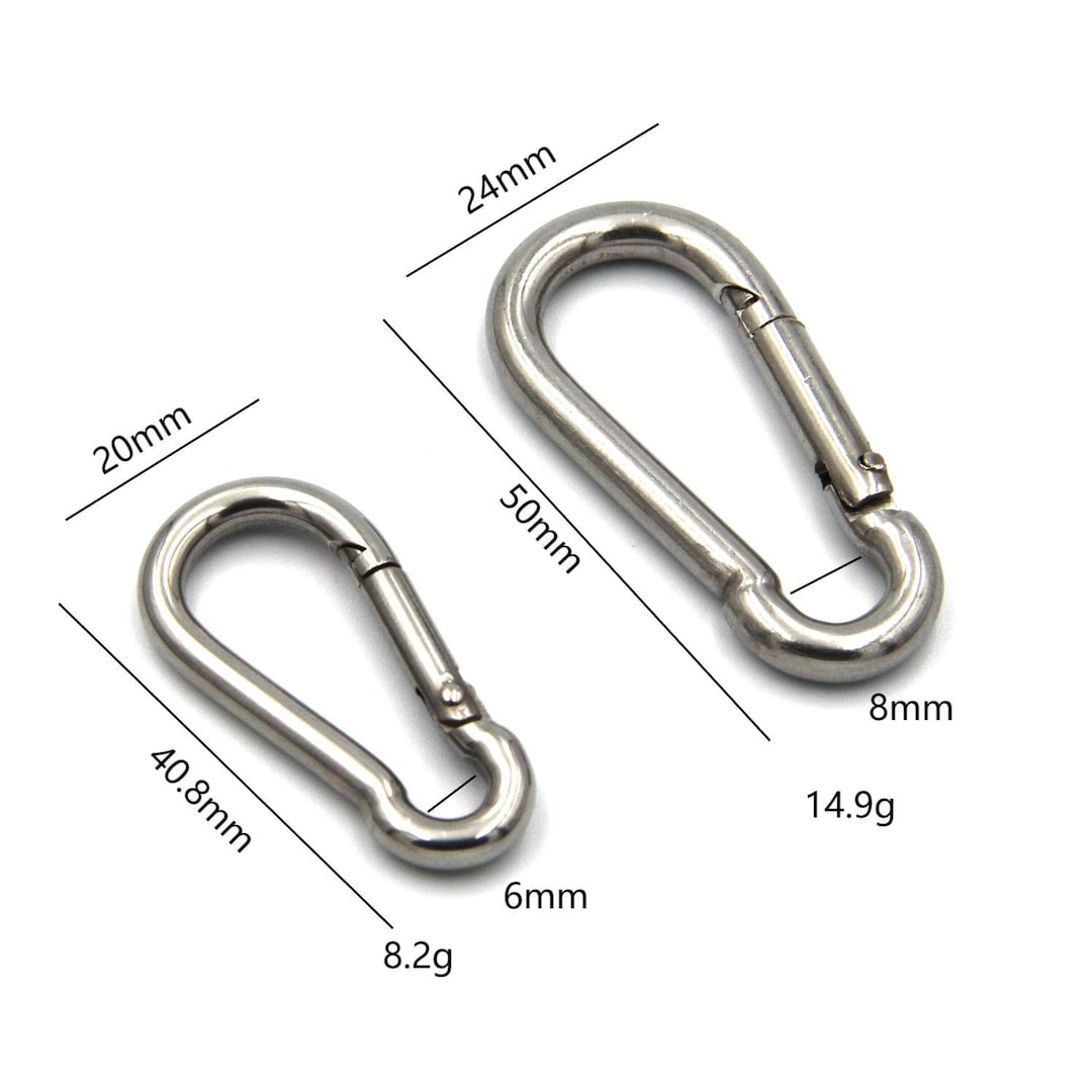 Stainless Carabiner Backpack Fast Clasp Clip M4/M5 - Etsy
