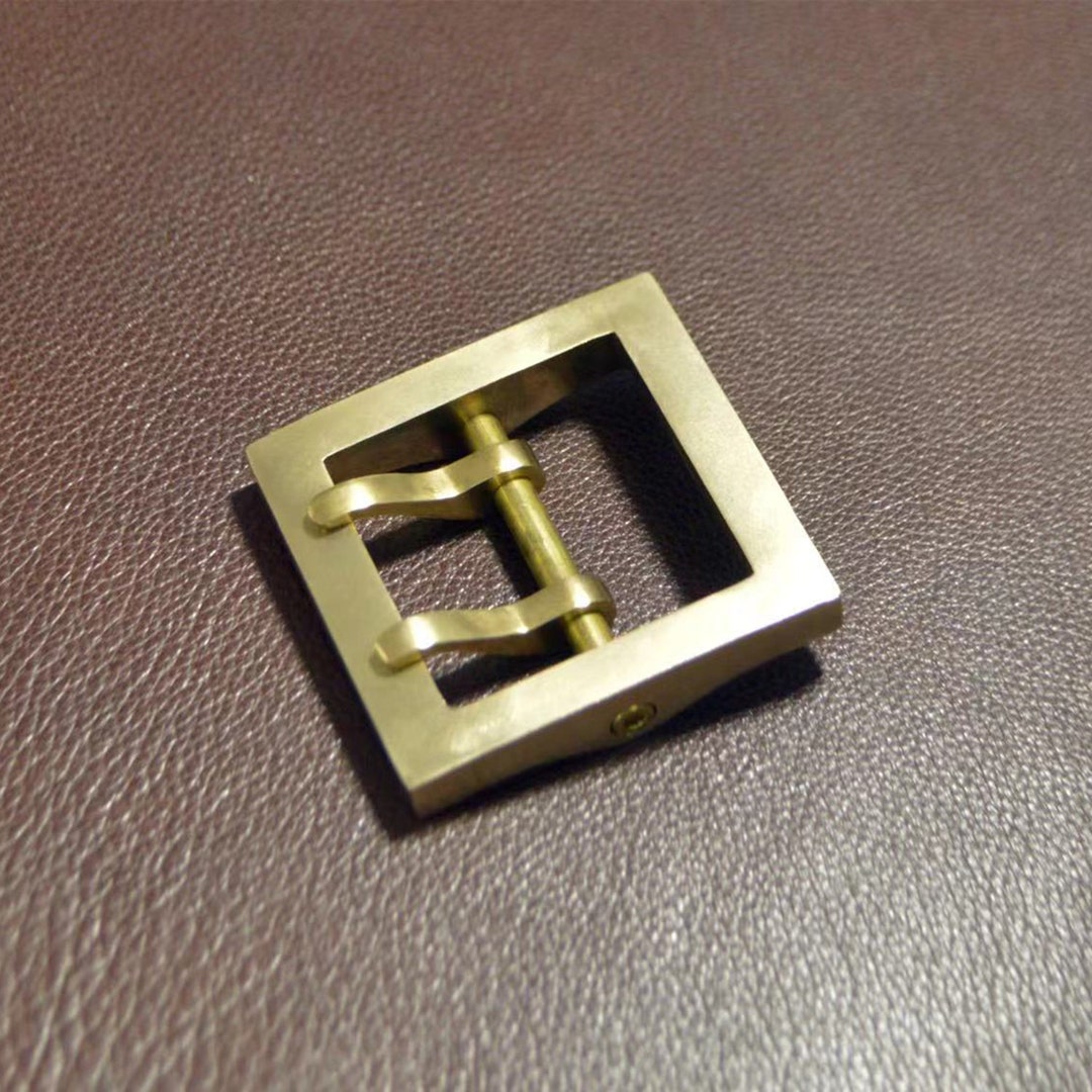 Brass Buckle Custom Size,handmade Belt Buckle,leather Belt Buckle ...