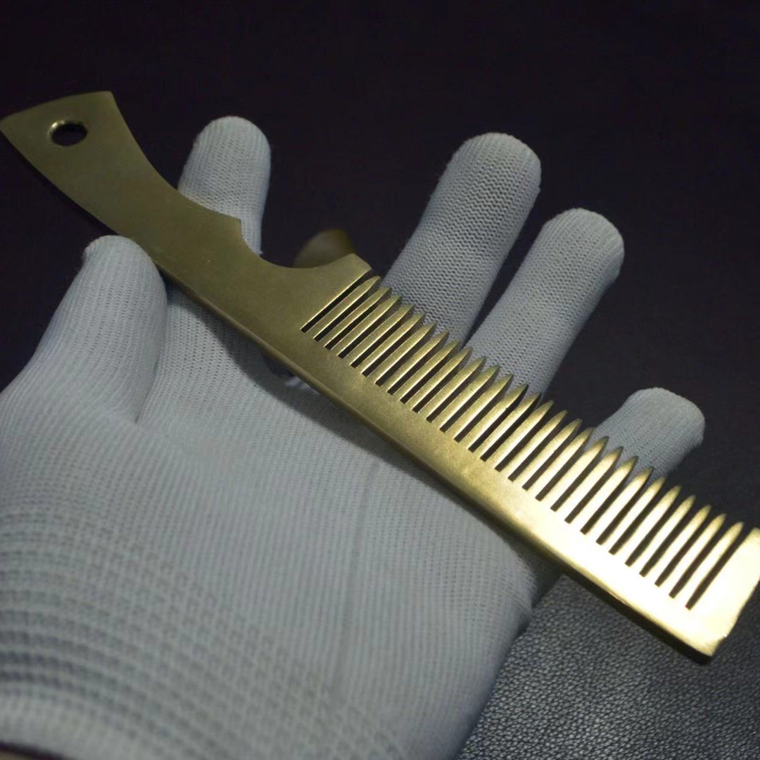 Handmade Brass Hair Comb Women Men Premium Hair Brush Combs - Etsy