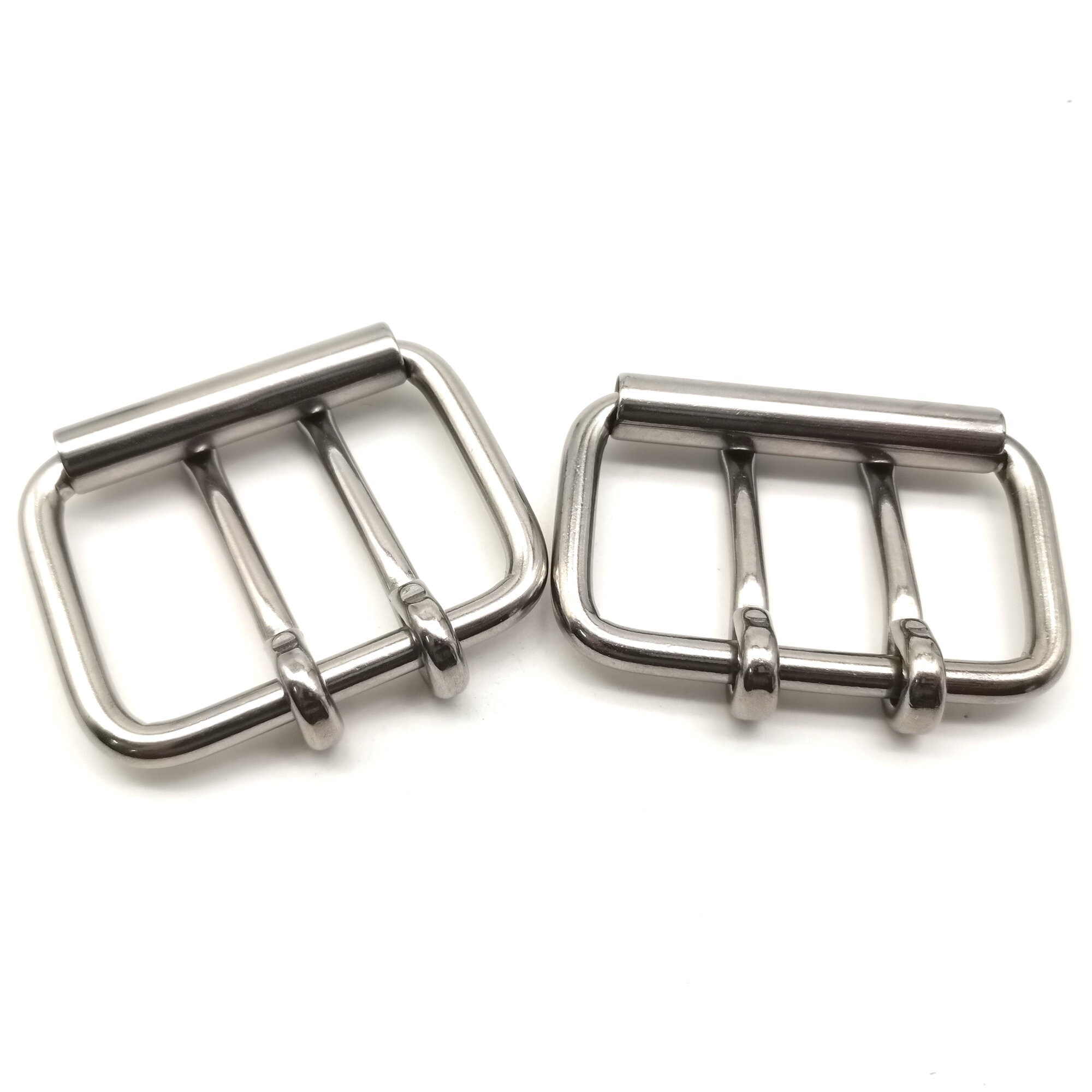 Roller Buckle Stainless Steel Rolling Bar Buckle Dog Collar Fasten ...