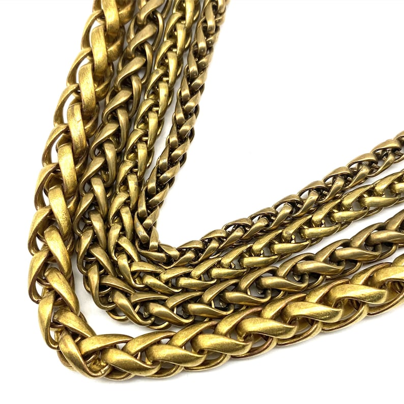 Brass Wheat Chain 4/6/8/10mm Plama Chains Handbag Chain Purse Chain - Etsy