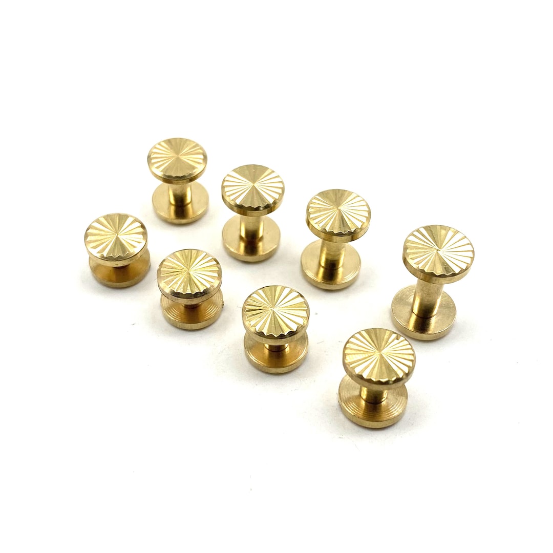 Brass Chicago Rivets Leather Binding Rivets 10mm Cap Screw Studs,height ...
