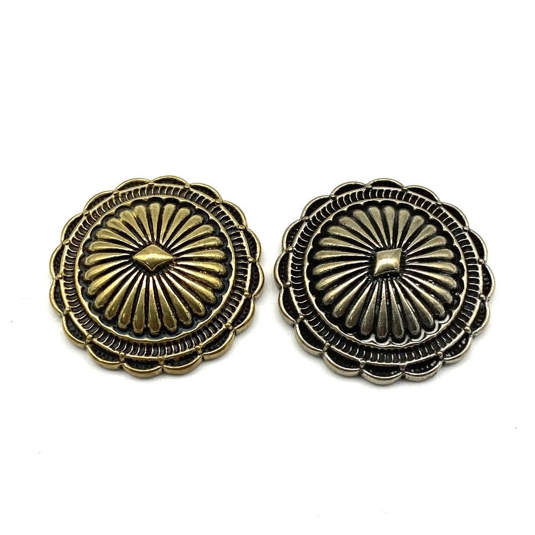 Boho Conchos Leather Craft Decoration Concho Rivets Screw Back - Etsy