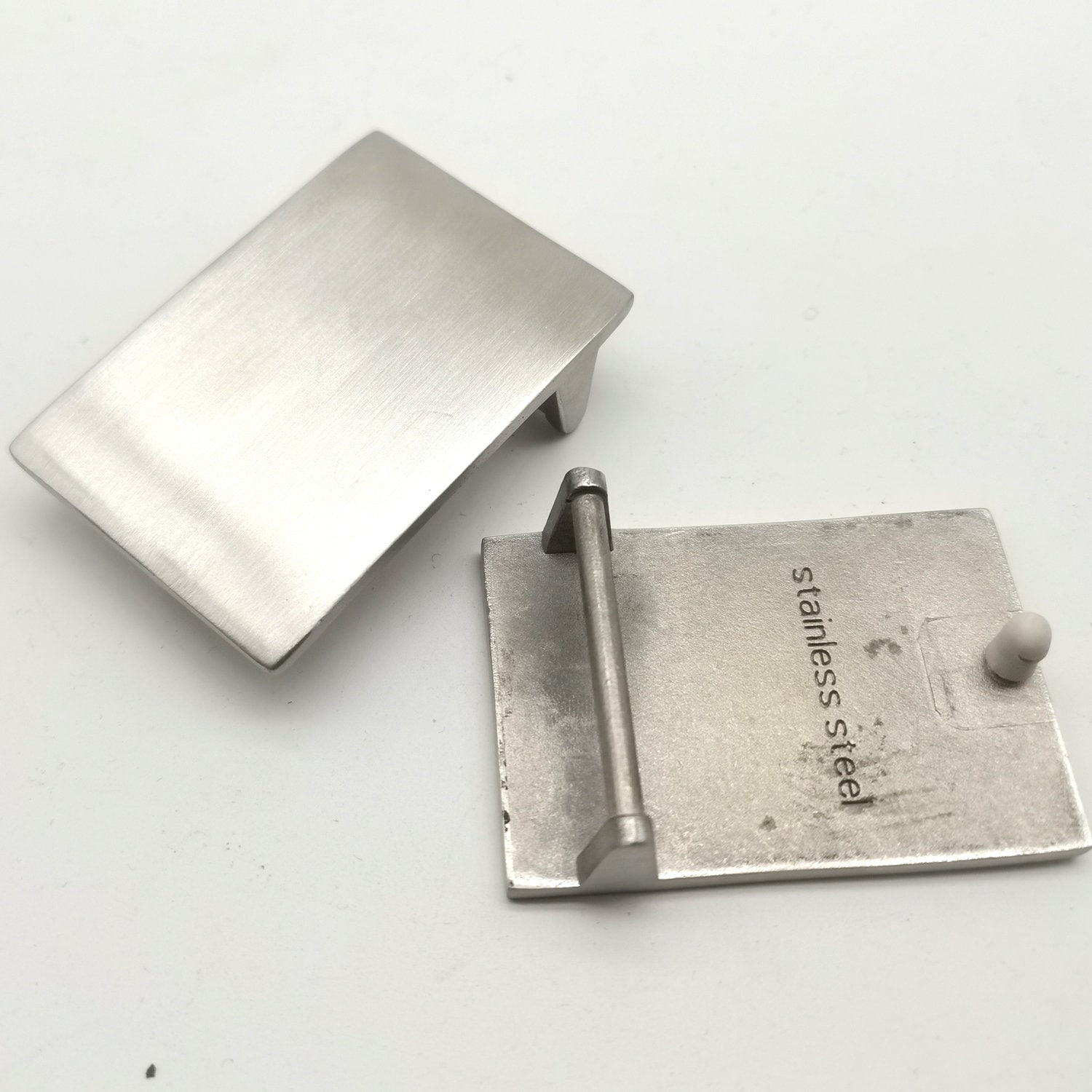 304L Stainless Steel Plain Buckles 35/40mm Leather Belt Fastener Buckle ...