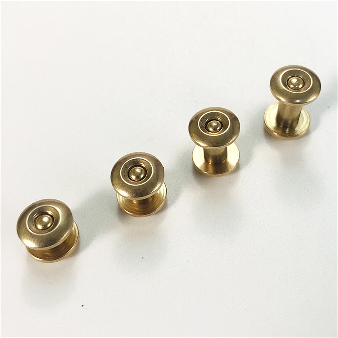 Brass Bullet Rivet Leather Fastener Rivets Chicago Screw Rivets 3.5/5.5 ...
