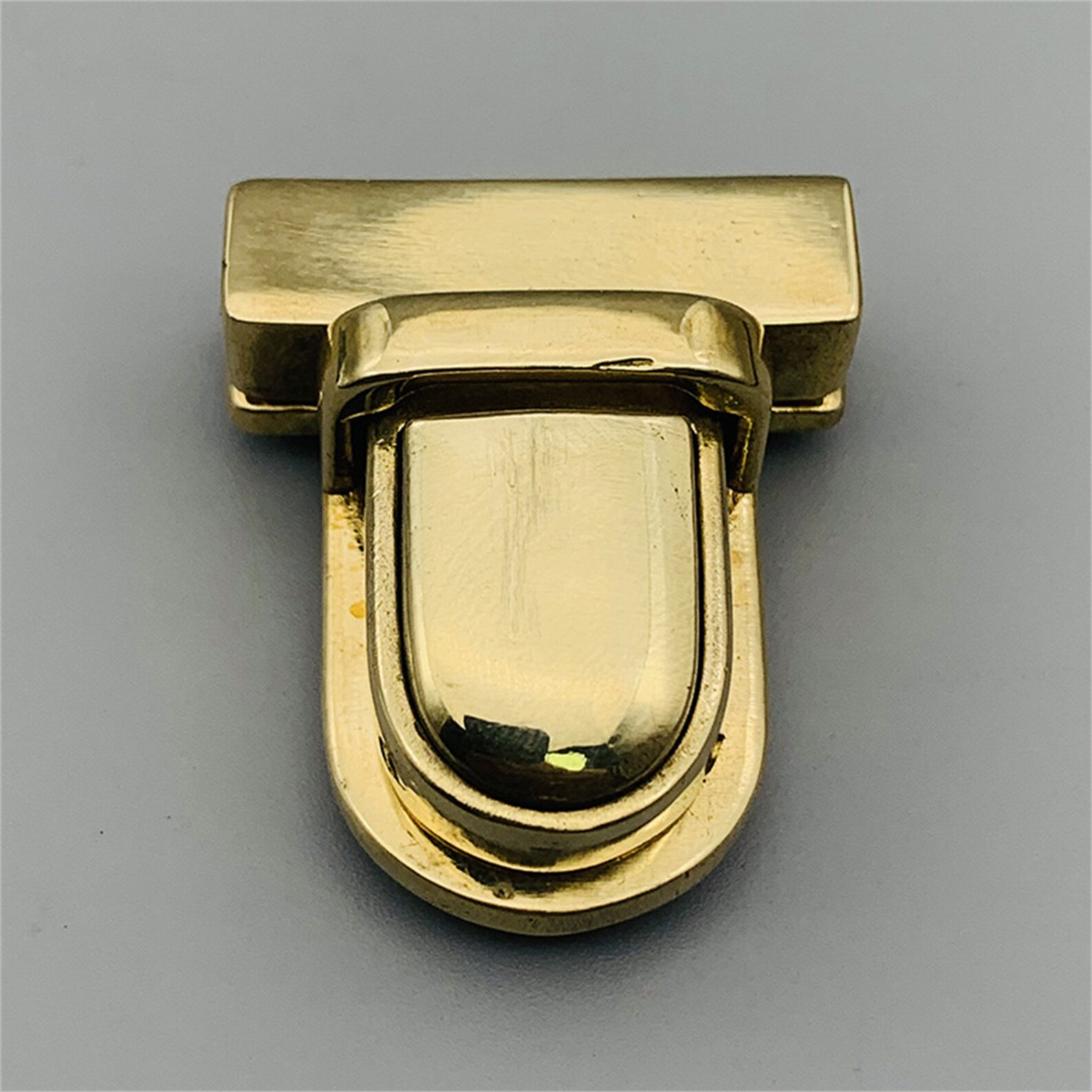 Brass Tuck Lock Leather Bag Thumb Press Lock Luggage Catch Lock - Etsy