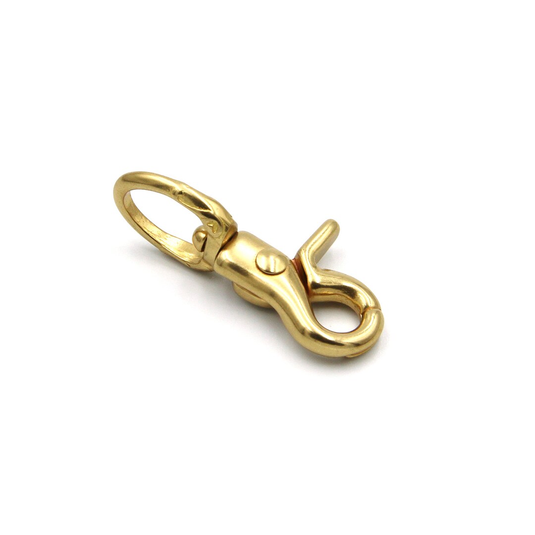 Brass Carabiner Swivel Snap Hook,swivel Carabiner,swivel Clasp Clip ...