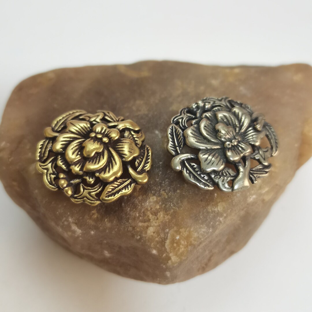 Flower Concho Screw Back Rivets Leather Goods Embellishment Accessories ...