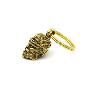 Brass Monkey King Keyring,children's Gifts Kids Keychain Charm Pendant ...