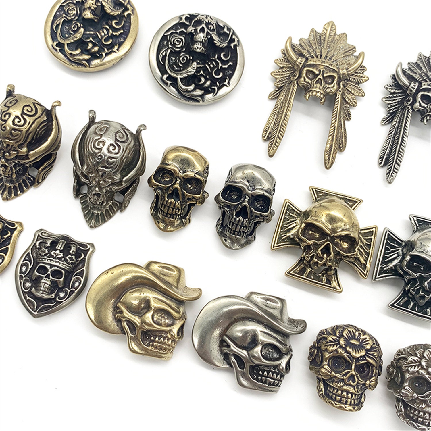 Skull Conchos for Leather Goods Decoration,scew Back Embellishment ...