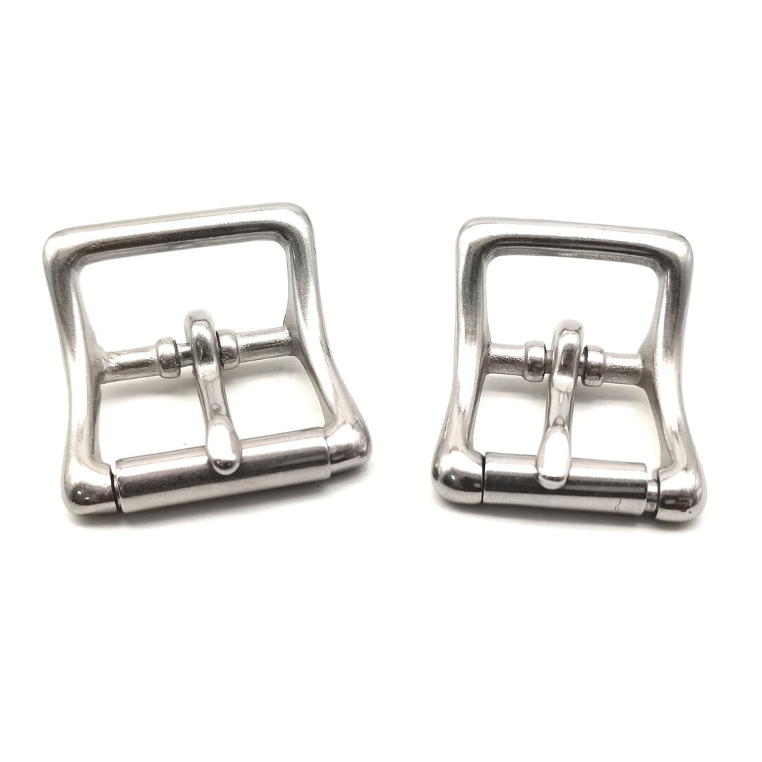 High Heel Roller Bar Buckle Stainless Steel Rolling Buckle 20/25mm Dog ...