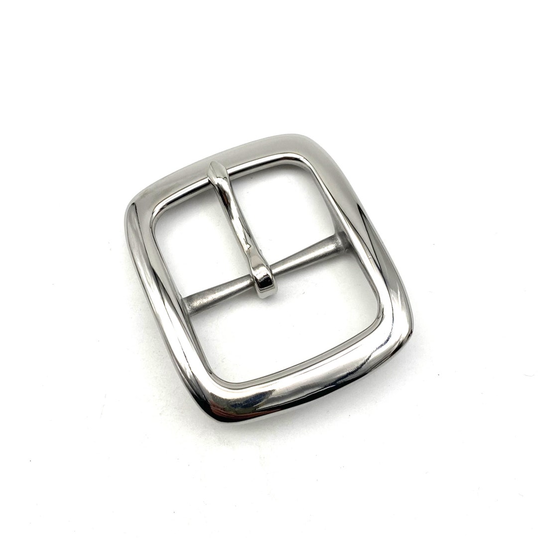 Solid Stainless Pin Buckle Men Leather Belt Fasten Buckle Leather Craft ...