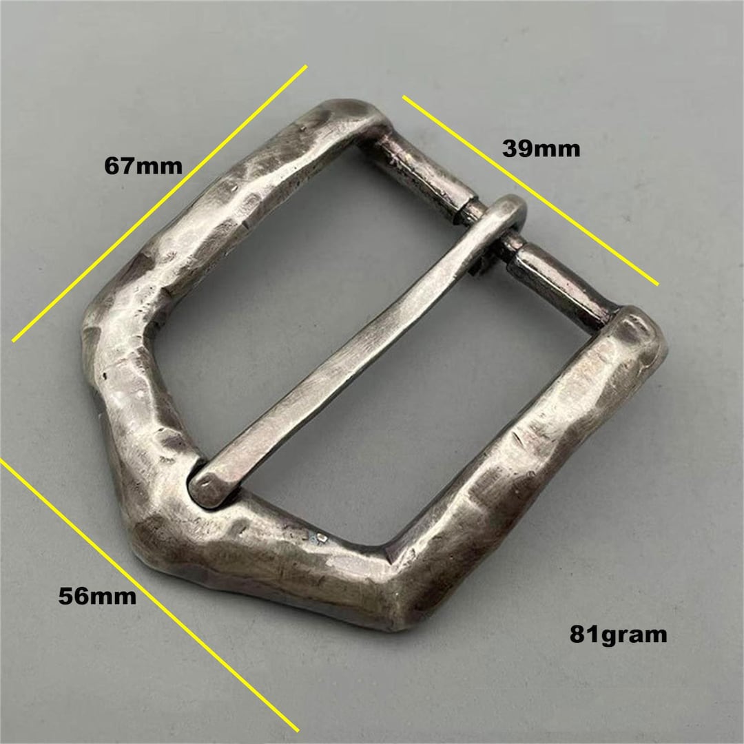 Solid Sterling Silver Buckle Handmade 925 Silver Buckle,gift for Men - Etsy
