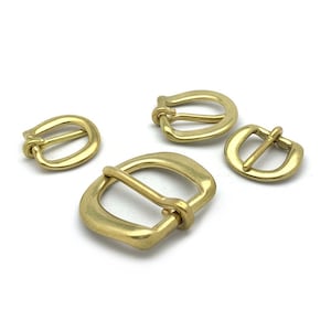 Brass D Buckle Loop Bag Fastener Closure Leather Hardware - Etsy