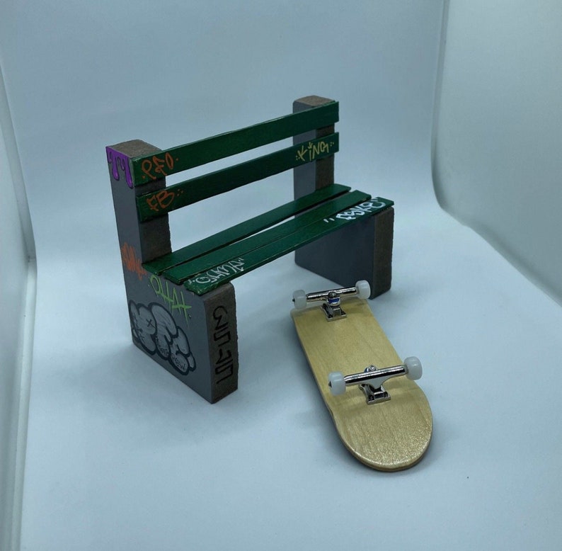 Fingerboard DIY Park Bench - Fingerboard, Fingerboard Wood Obstacles ...
