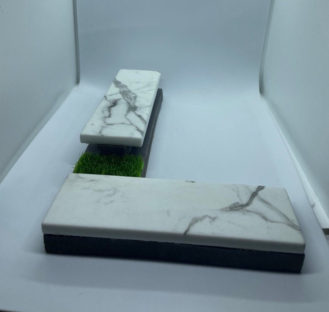 Fingerboard Small Marble L Ledge - Fingerboard Obstacles and Ramps ...