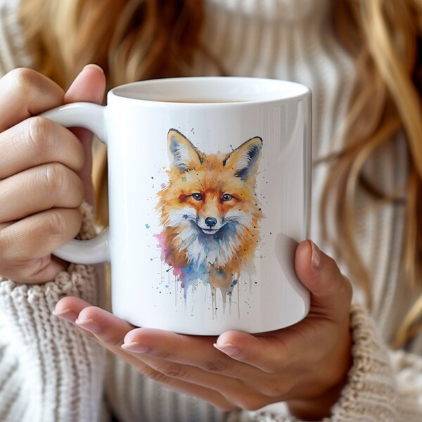 Fox Tea Cup - Etsy