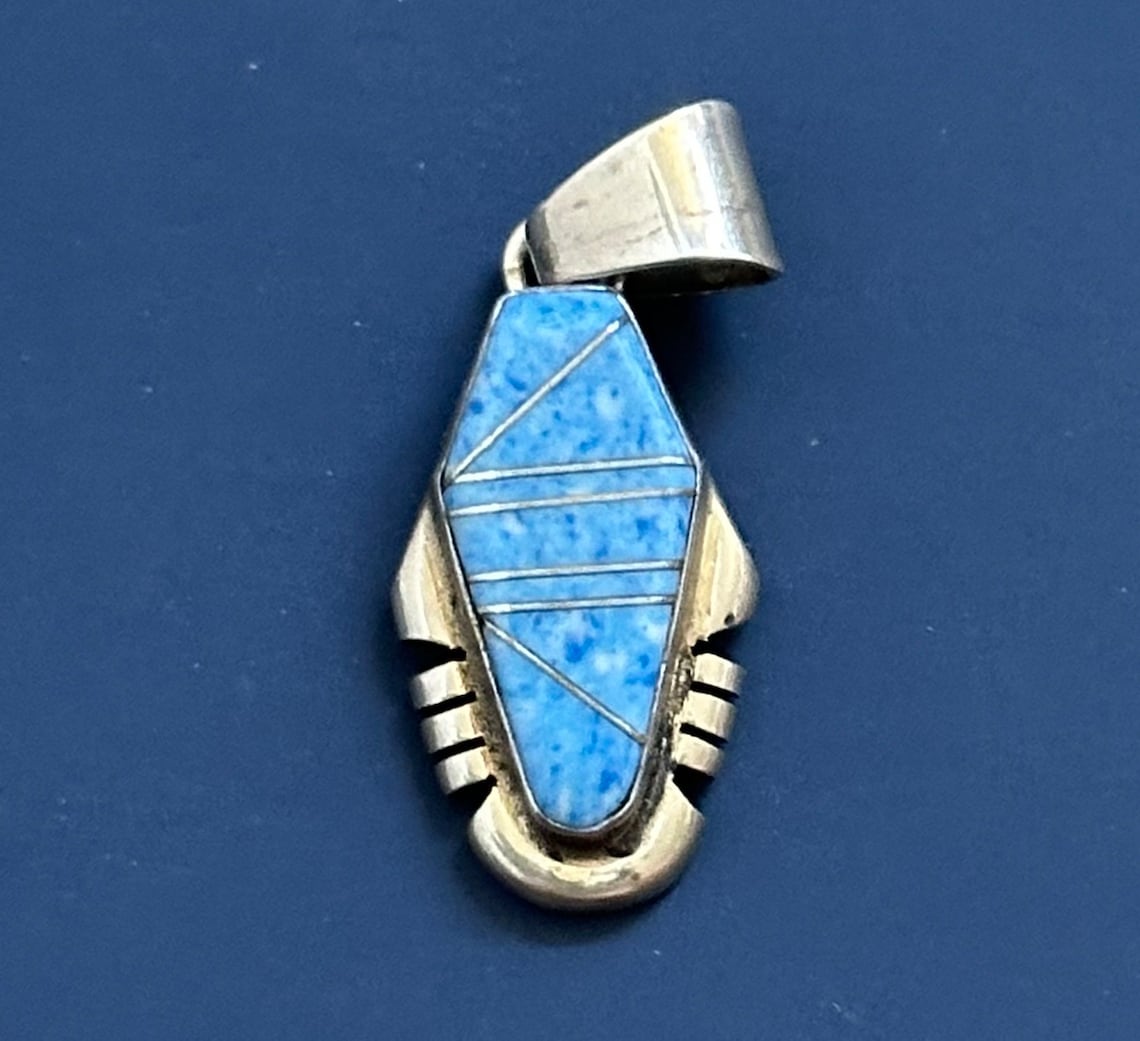 Sterling Silver Genuine Stone Pendants - Etsy