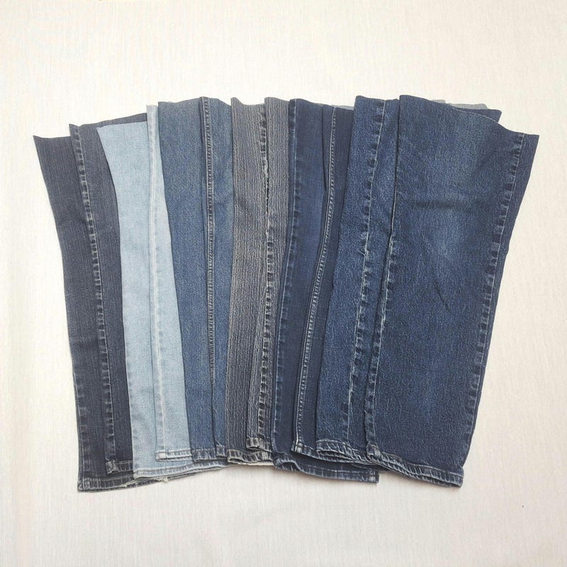 Repurposed Blue Jean - Etsy