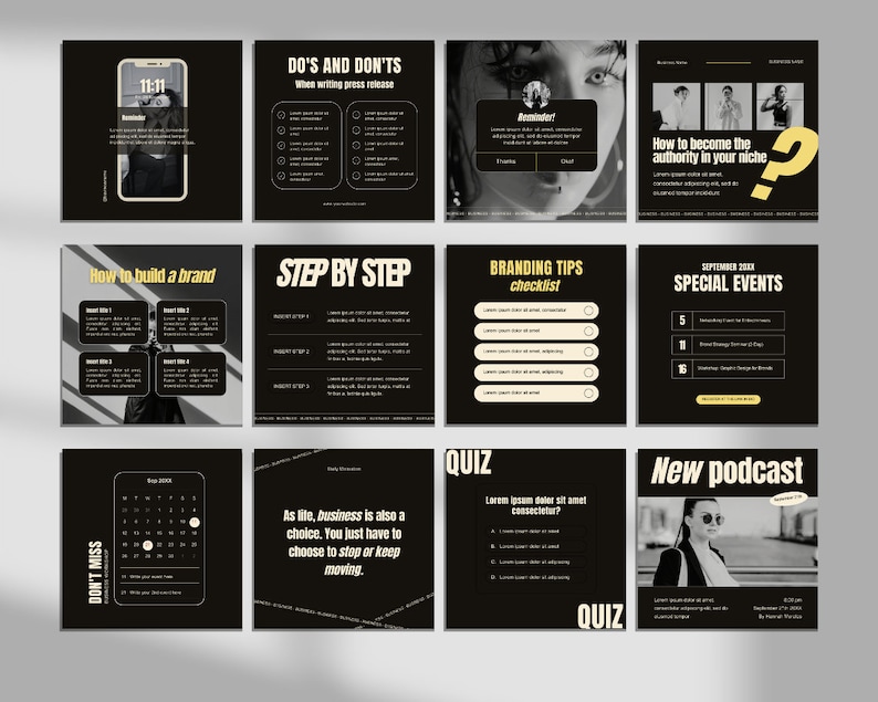 Public Relations Agency Ig Feed, PR Agent Ig Templates, Instagram ...