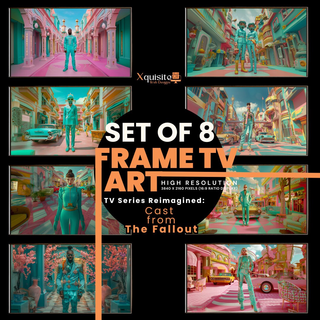 Fallout Art Bundle for Frame Television, Unique Fallout Art for Samsung ...