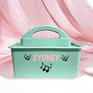 Caddy | Plastic Personalized/custom Caddy Container With Name, Text ...