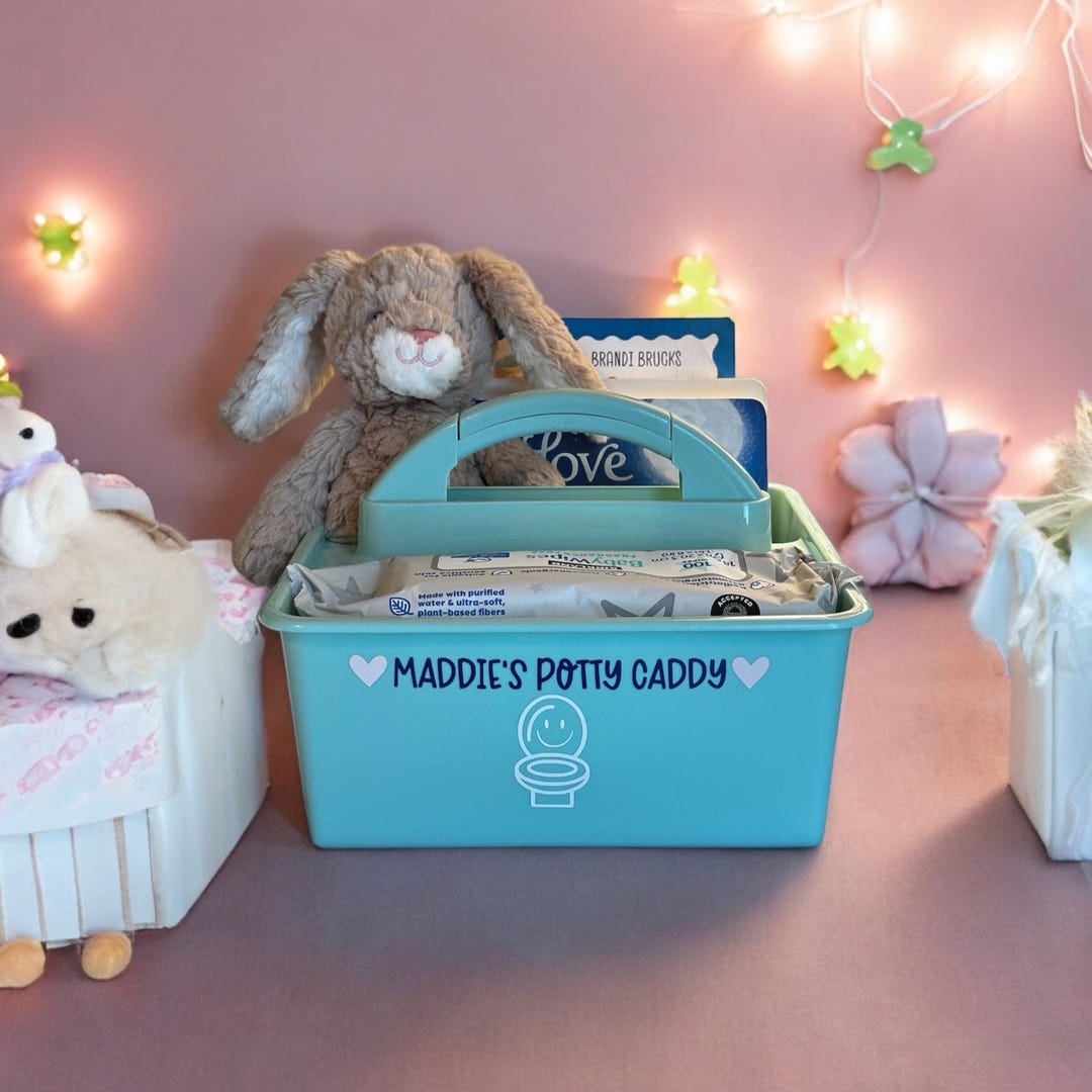 Potty Caddy Personalized/custom Potty Caddy W/ Name & Graphics Potty ...