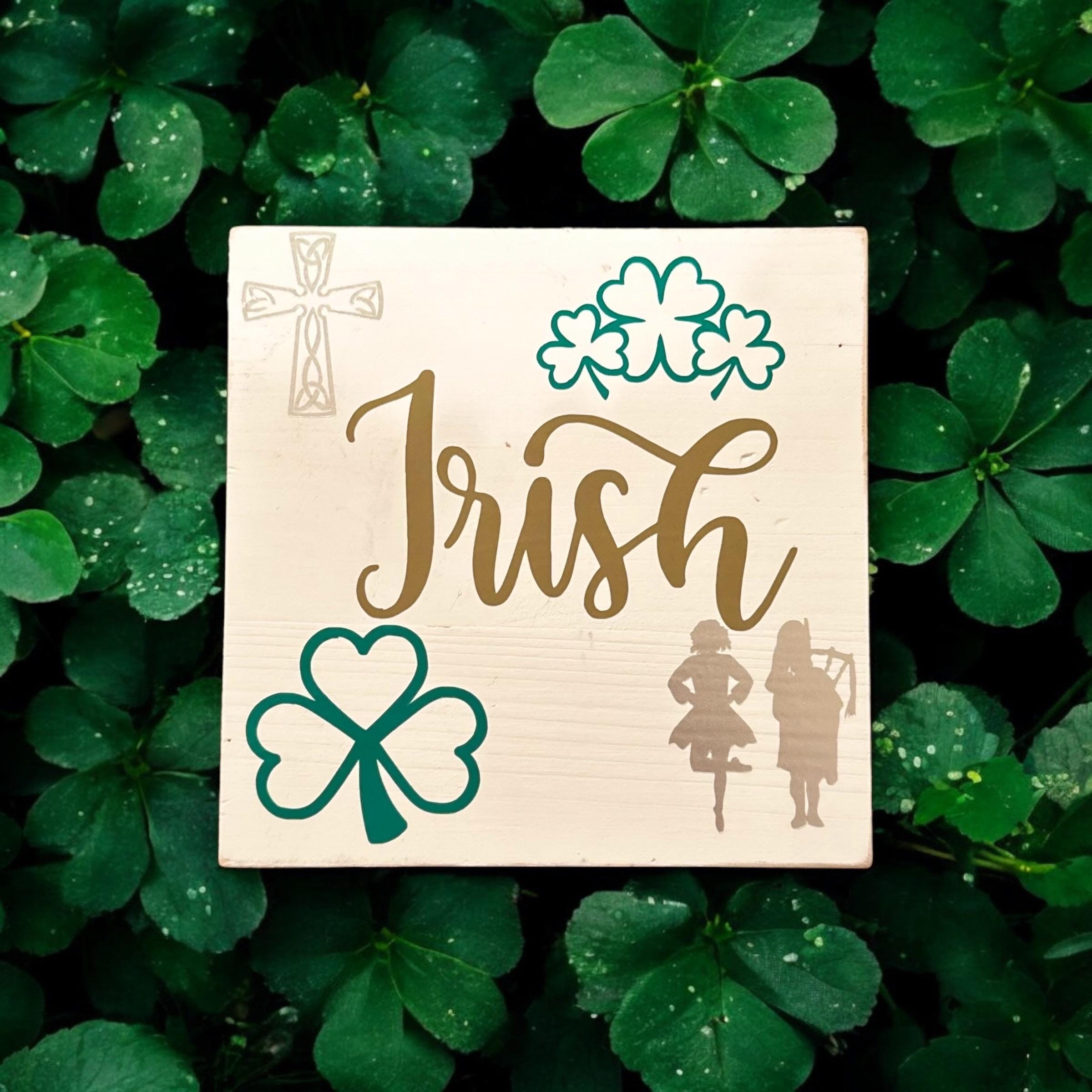 Decor irish White Washed Craft Wood Board Panel - Etsy