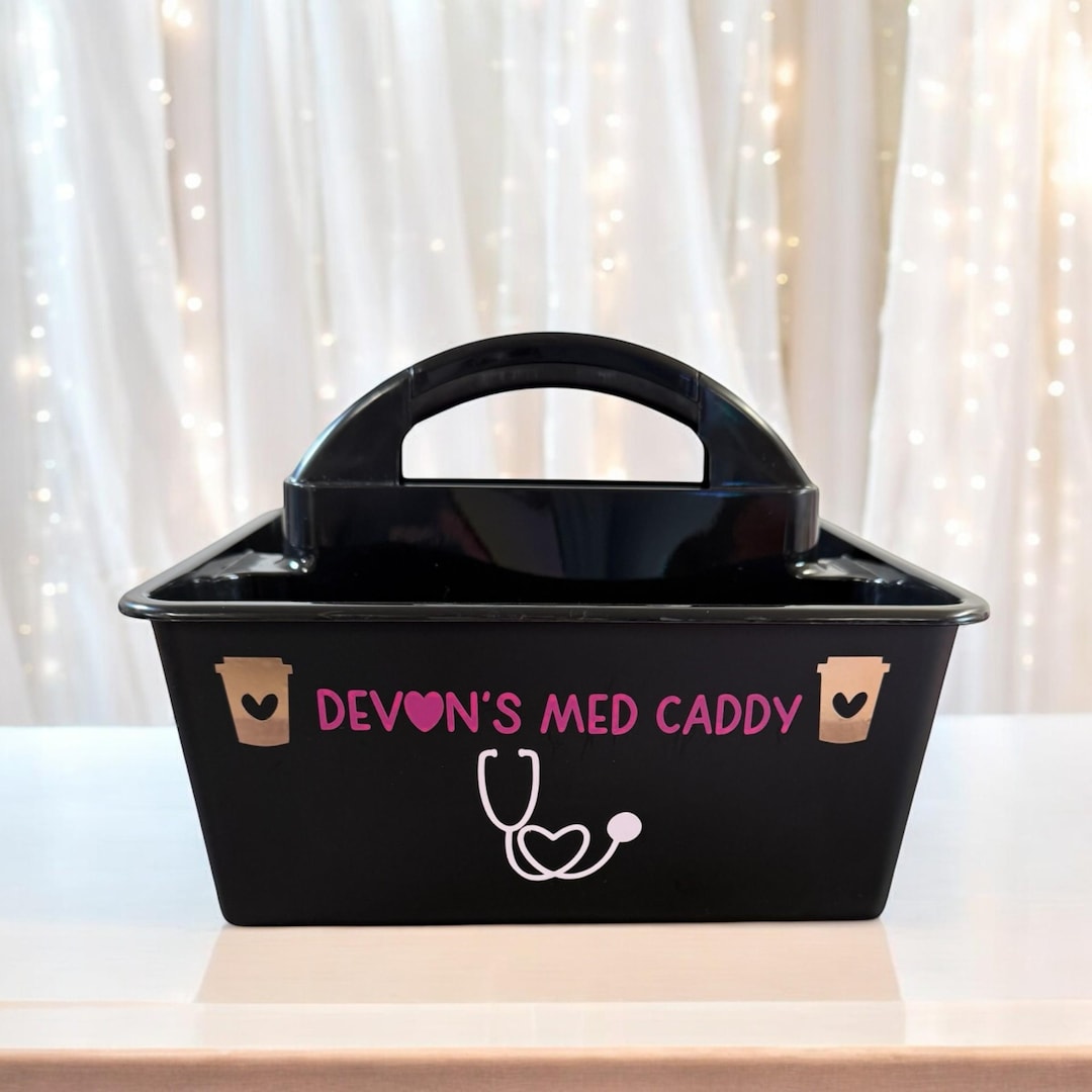 Caddy | Plastic Personalized/custom Caddy Container With Name, Text ...