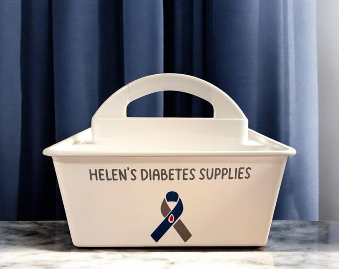 Diabetes Caddy | Custom Diabetes Storage Caddy for All Ages & Diabetic ...