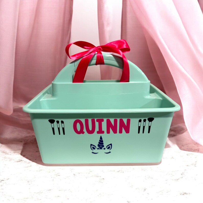 Caddy | Plastic Personalized/custom Caddy Container With Name, Text ...