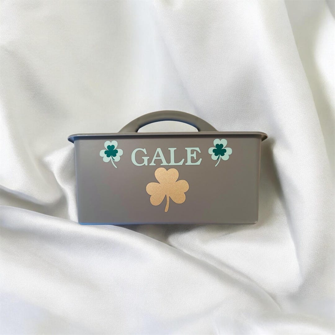 Caddy Small Plastic Personalized/custom Caddy Container With Name, Text ...