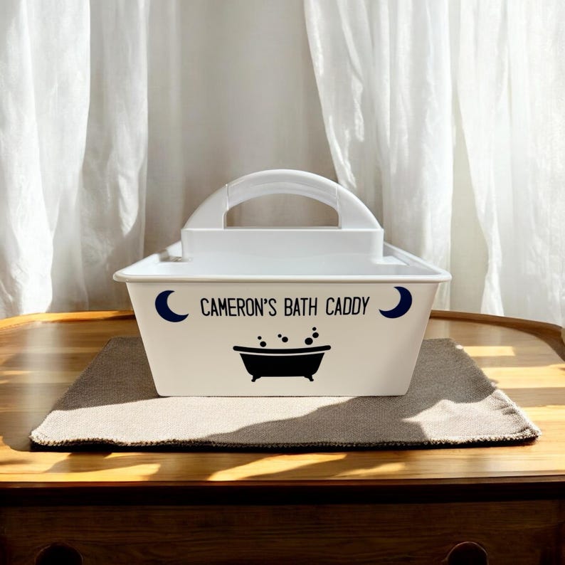 Caddy | Plastic Personalized/custom Caddy Container With Name, Text ...