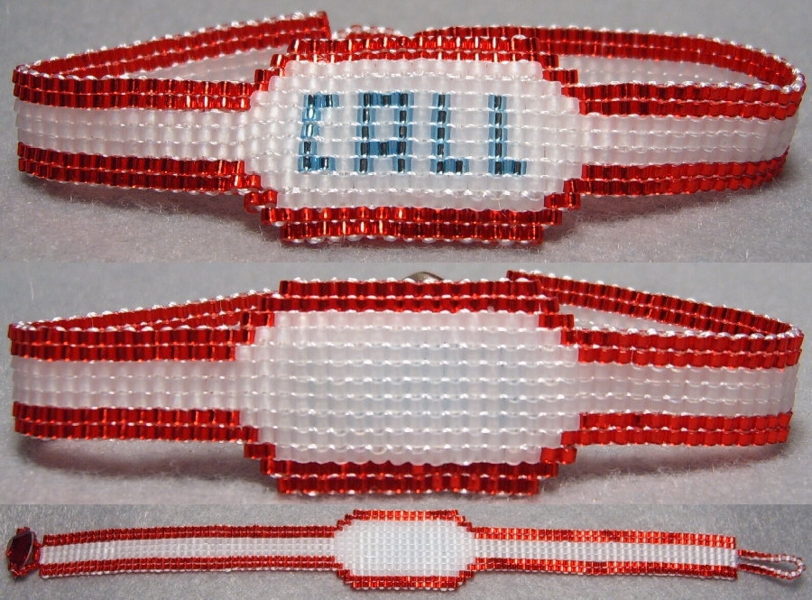 Double-sided Call Bracelet T&B, Made to Order - Etsy