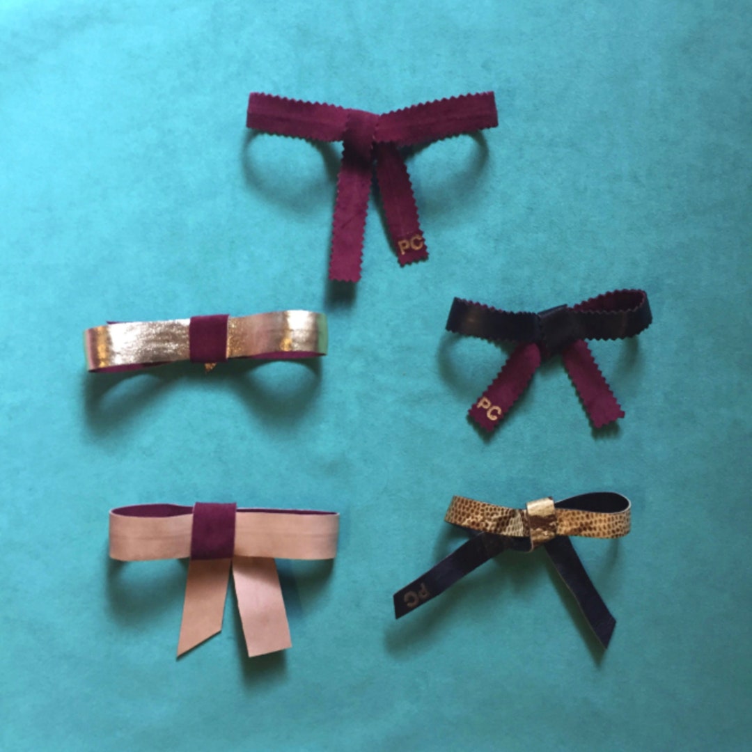 Reversible WIRED LEATHER COLLARS, Transforming Jewelry, a Shapeshifter, Wired Neckband, Multi ...