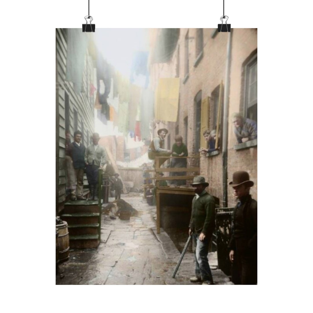 Bandits Roost 1887 Colorized Restoration Print Classic Art Trendy Matte ...