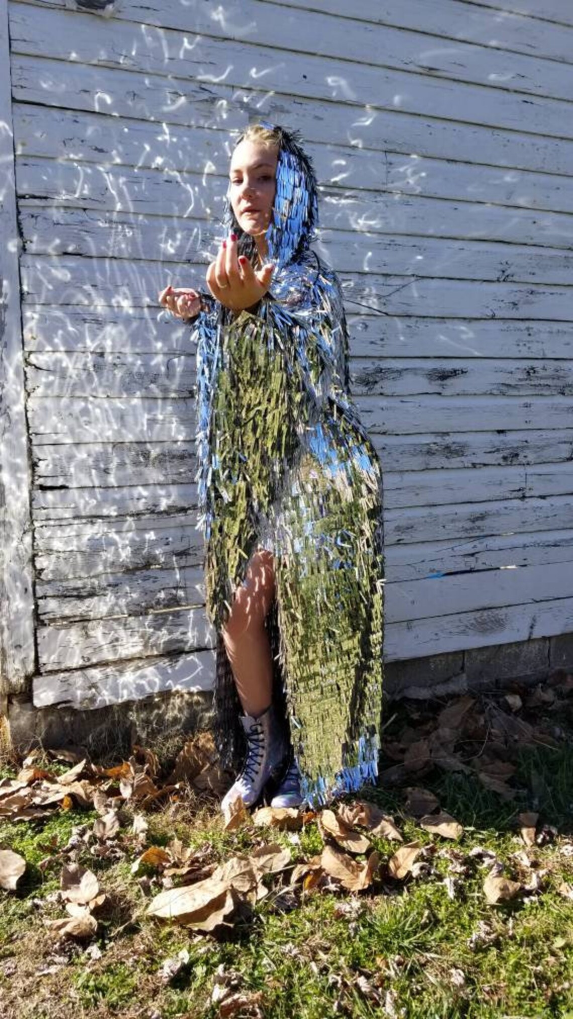 Silver Sequin Hooded Kimono Robe Size Inclusive Rave Kimono - Etsy