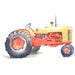 Tractor Gift Red Yellow Tractor Print Tractor Wall Art Farm - Etsy