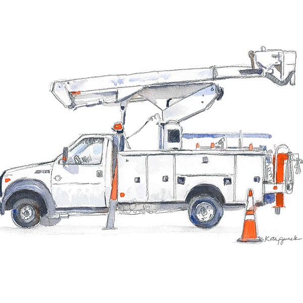 Bucket Truck Svg - Etsy