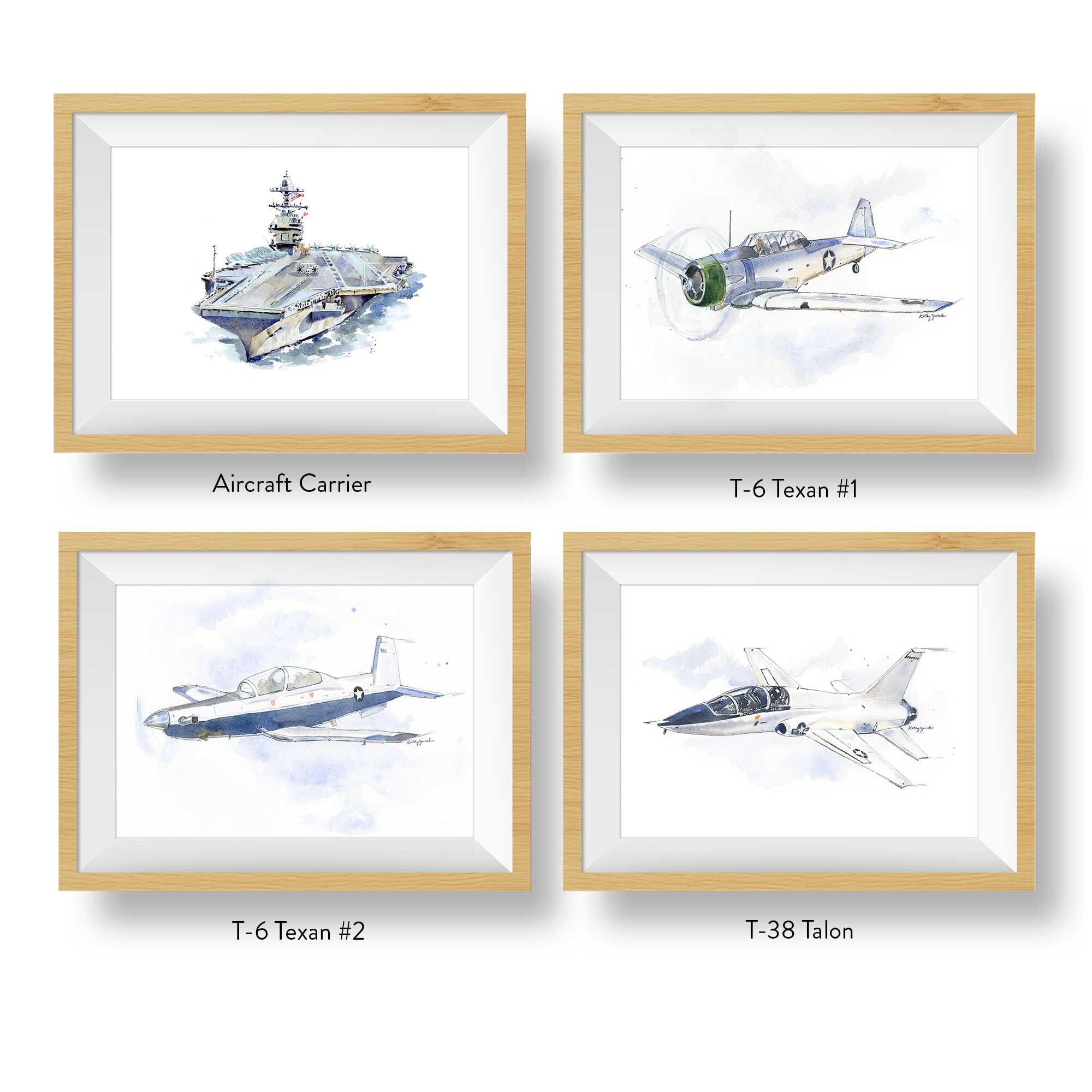 A10 Warthog Watercolor Print: Airplane Wall Art - Etsy