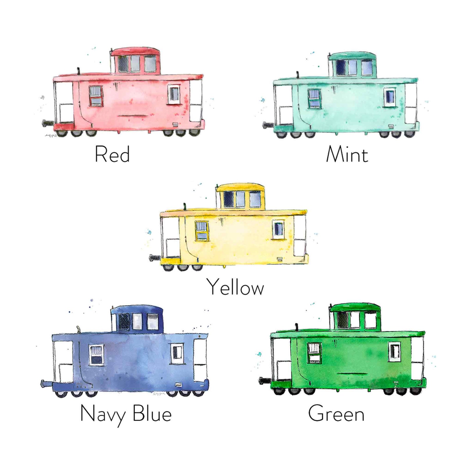 Light Blue Train Print for Toddler Boys Room Nursery Wall Art - Etsy