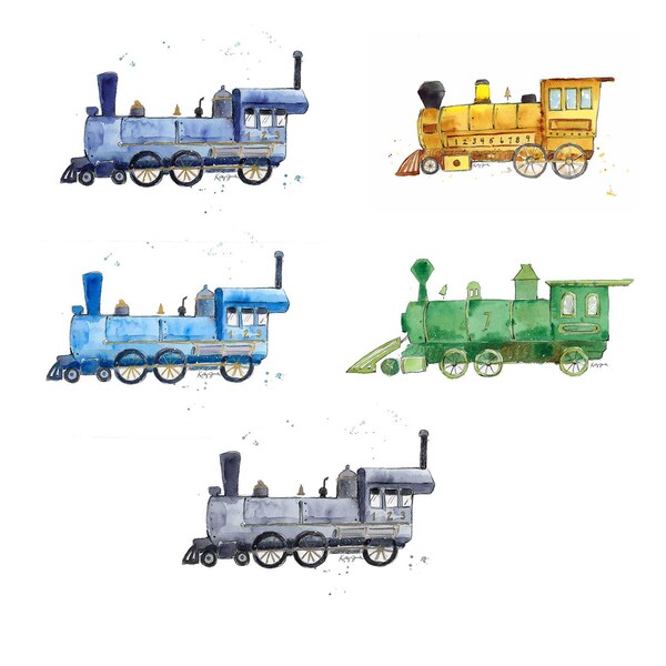 Train Prints - Etsy