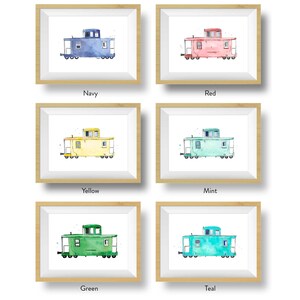 Navy Blue Train Print, Boys Train Nursery Print, Blue Steam Engine ...
